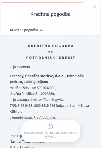 Leanpay obročno plačilo Paketko